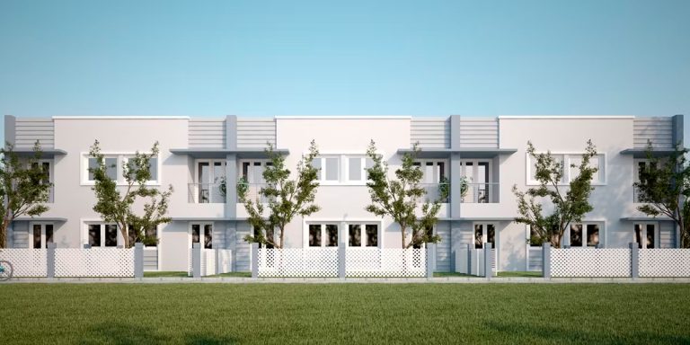 Row House Exterior SketchUp - Study Design