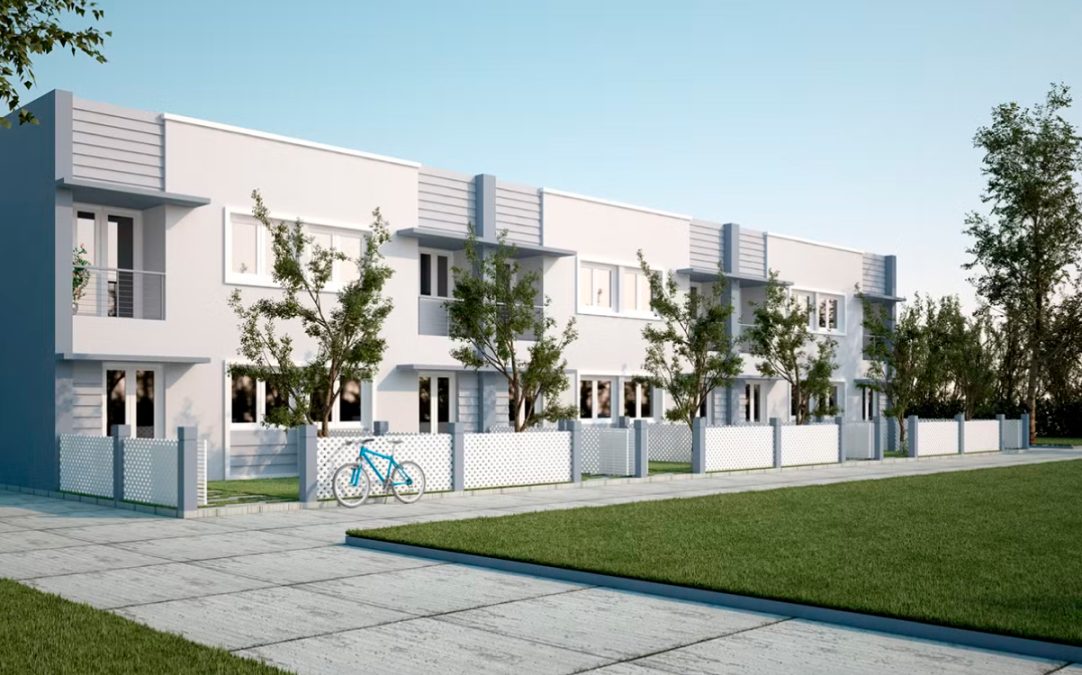 Row House Exterior SketchUp - Study Design