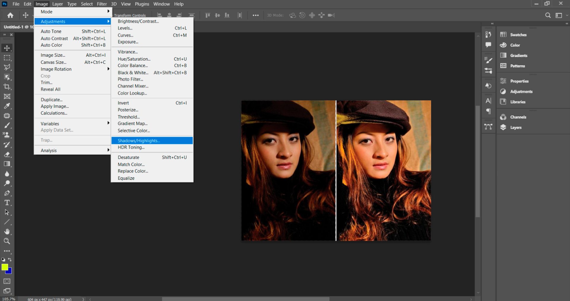 Lệnh Shadows/Highlights trong Photoshop - Study Design