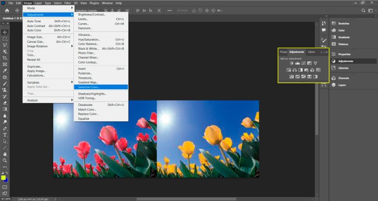 Lệnh Selective Color trong Photoshop - Study Design